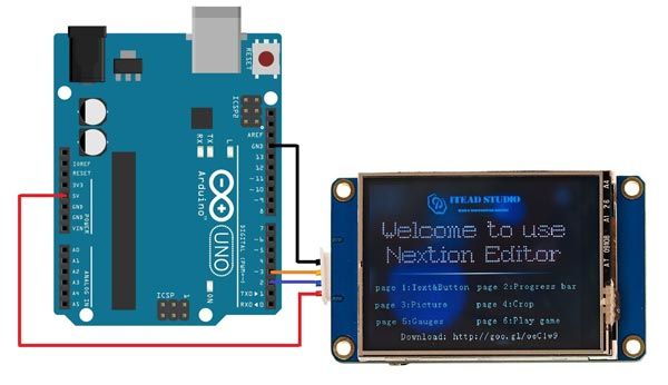 Nextion дисплей
